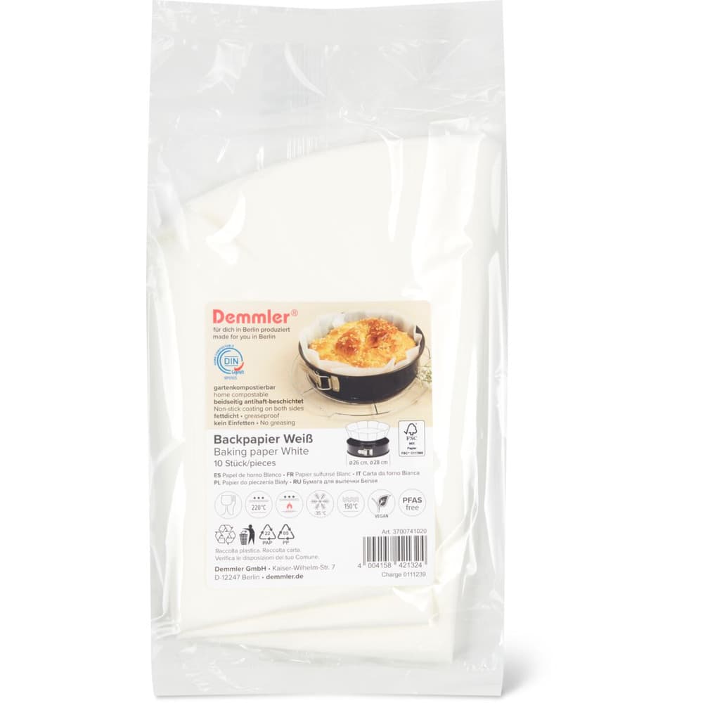 Backpapier Zuschnitt • Migros