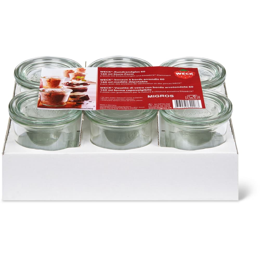 WECK-Gläser 6x160ml • Migros