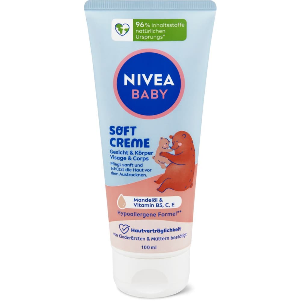 Nivea Baby · Baby cream face and body · Almond oil • Migros