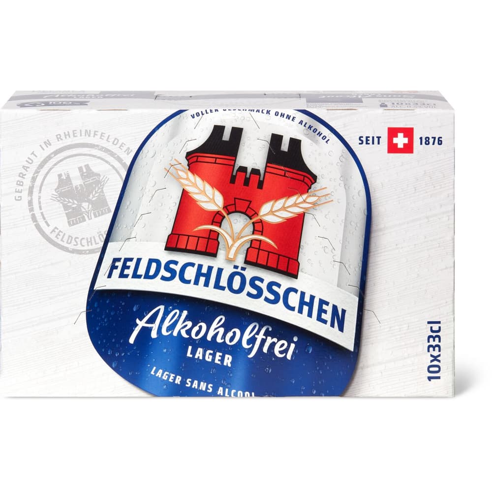 Feldschlösschen Alkoholfrei Lager · Birra analcolica · Analcolica • Migros