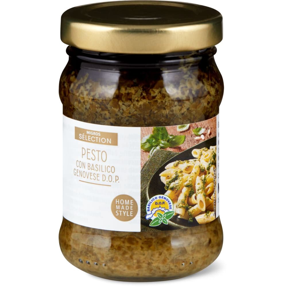 Sélection · Pesto con basilico · Genovese D.O.P • Migros Online
