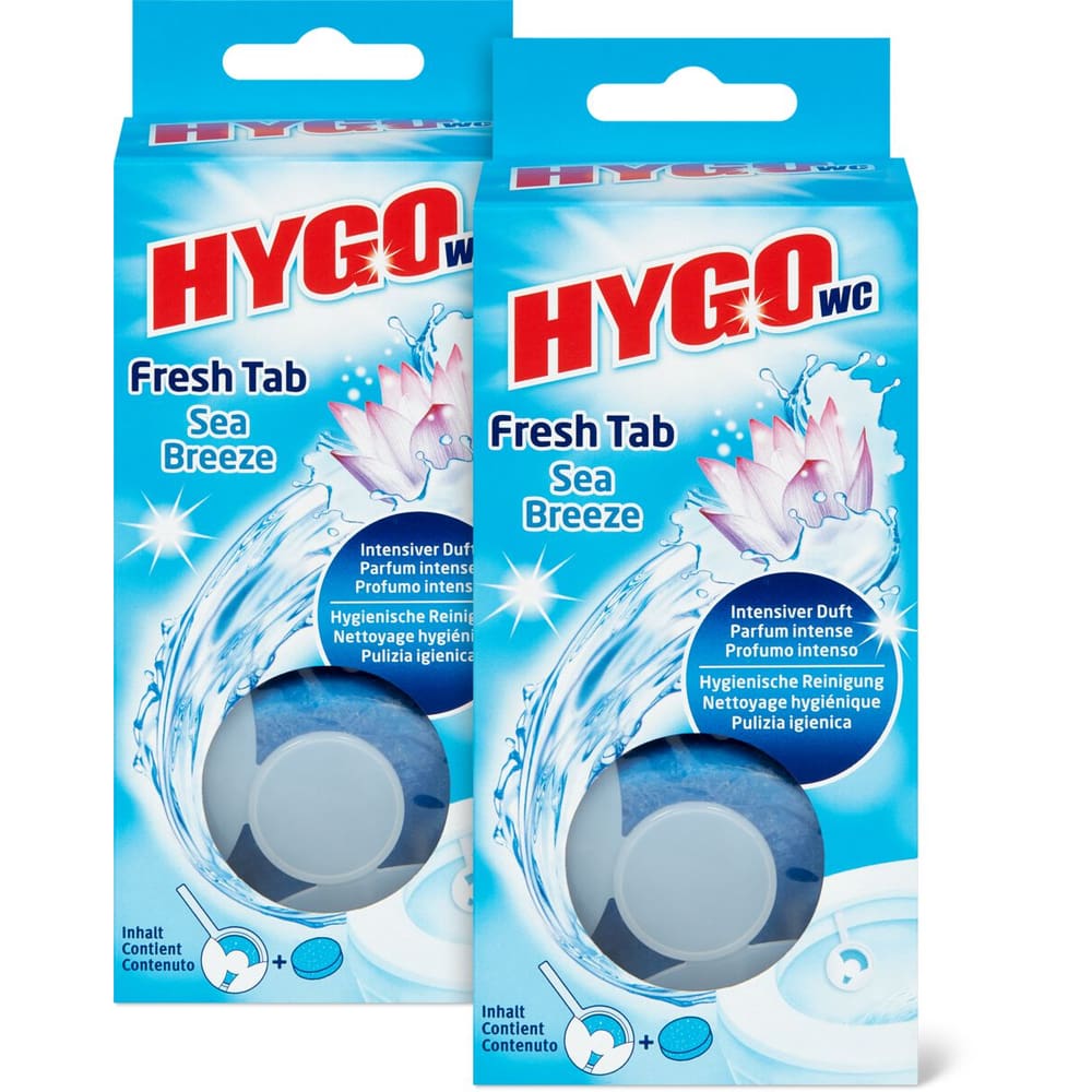 Hygo · WC tablets · 4 x 45g, Sea Breeze • Migros