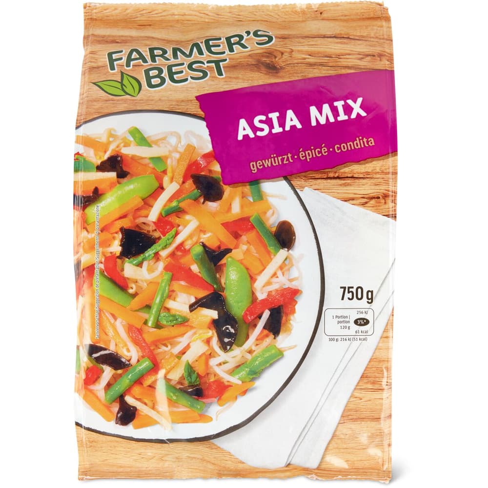 Farmer's Best · Asia Mix · gewürzt • Migros