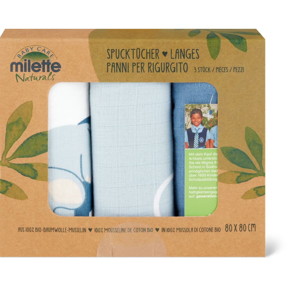 Buy Milette Baby Care · Nappies · Naturals - Blue • Migros