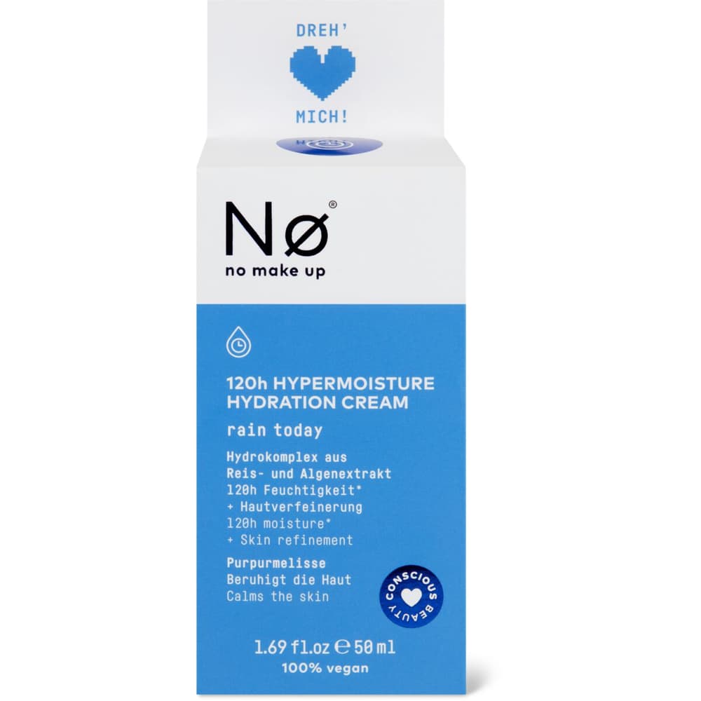 Buy No Cosmetics Rain Today · 120h hypermoisture hydration cream ...