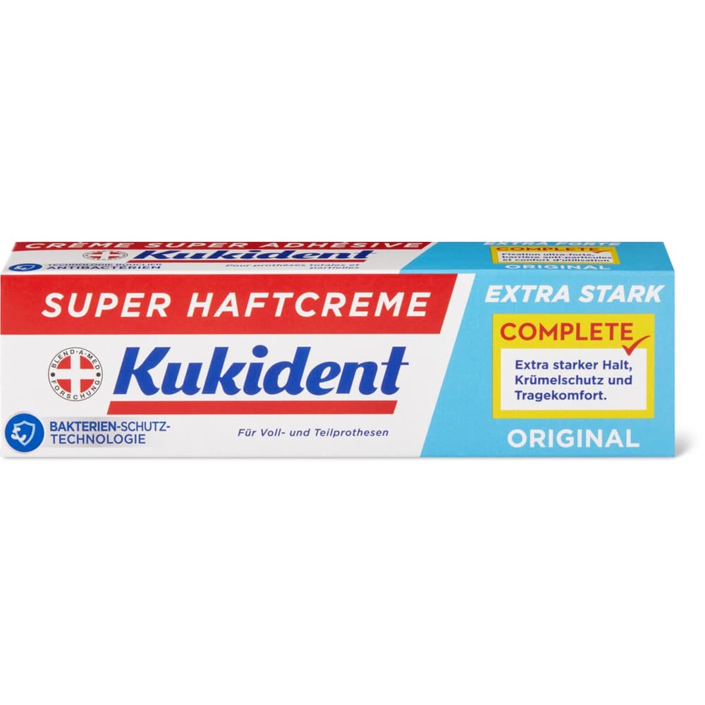 Kukident Original · Crème adhésive pour prothèses dentaire · Extra fort ...