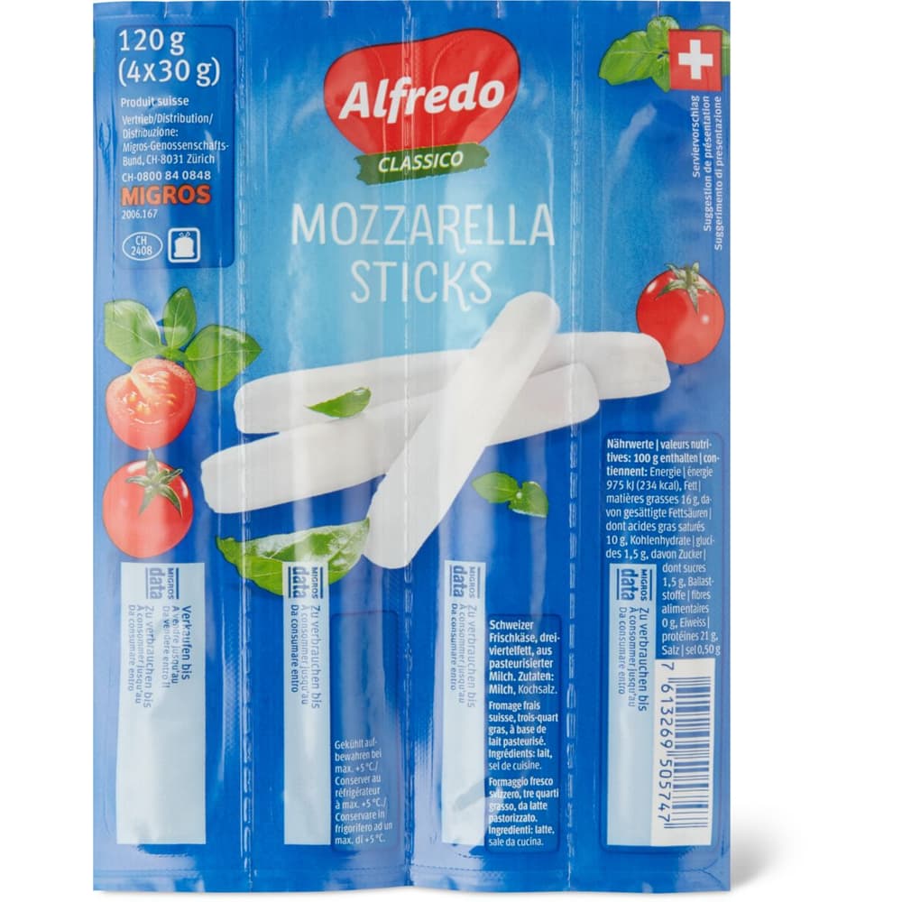 Alfredo Classico · Mozzarella Sticks • Migros