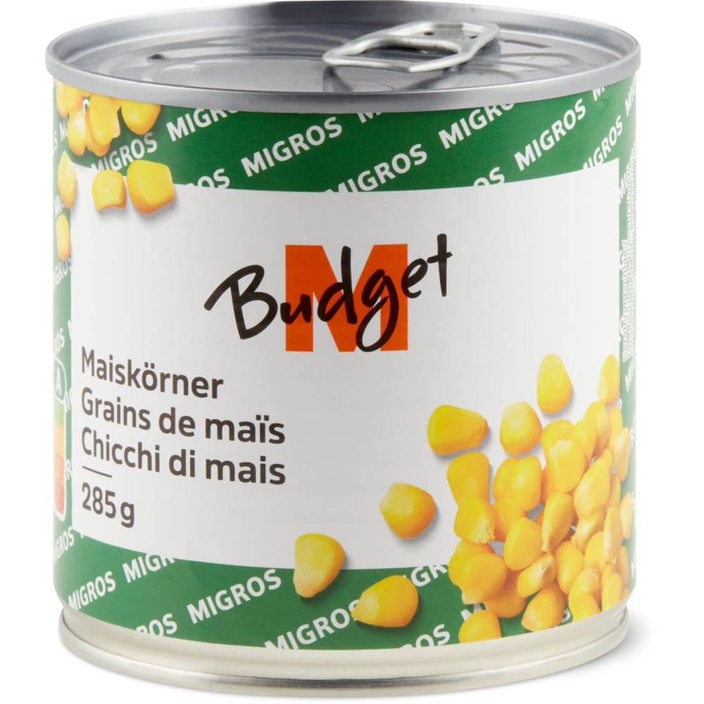 M-Budget · corn grains • Migros