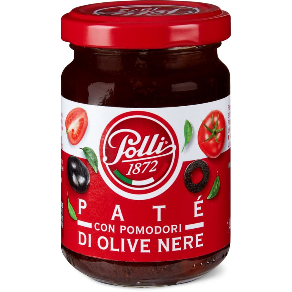 Polli · paté di olive nere con pomodori • Migros Online