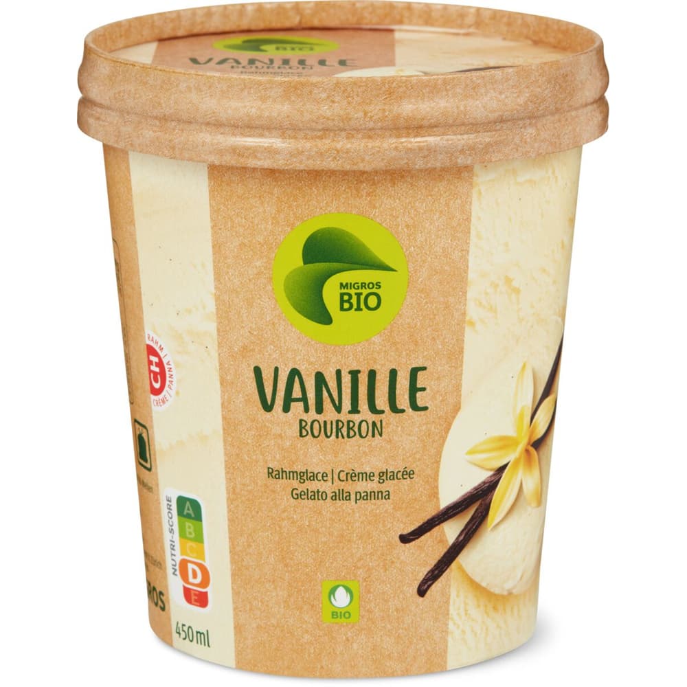 Bio · Ice cream · Vanilla Bourbon • Migros