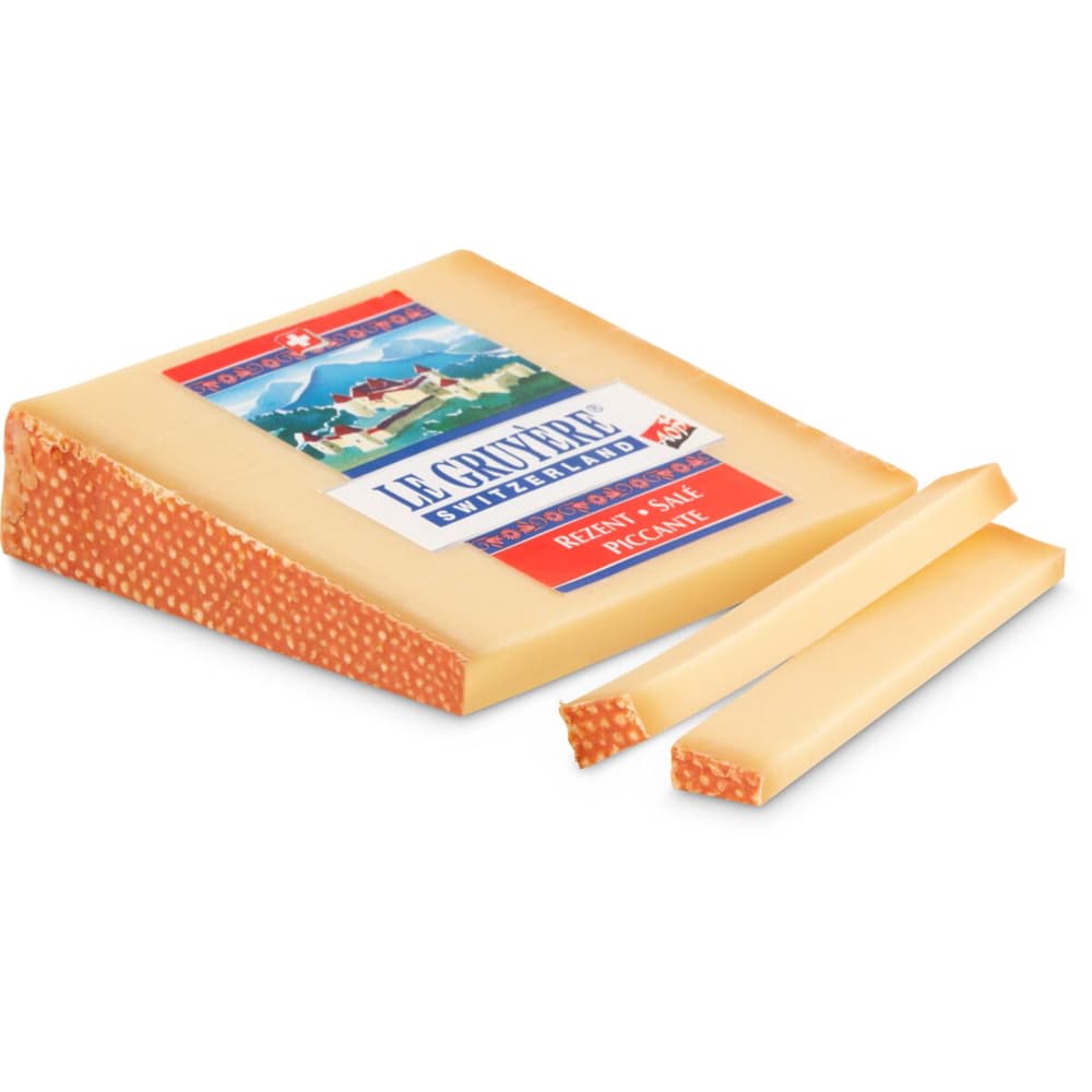 Le Gruyère · Swiss hard cheese, full-fat, made from raw milk · Salted ...