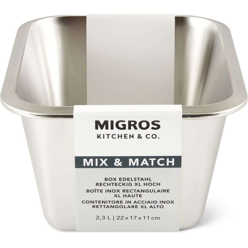 Kitchen & Co. Mix&M. Boîte inox re 2,3 L • Migros