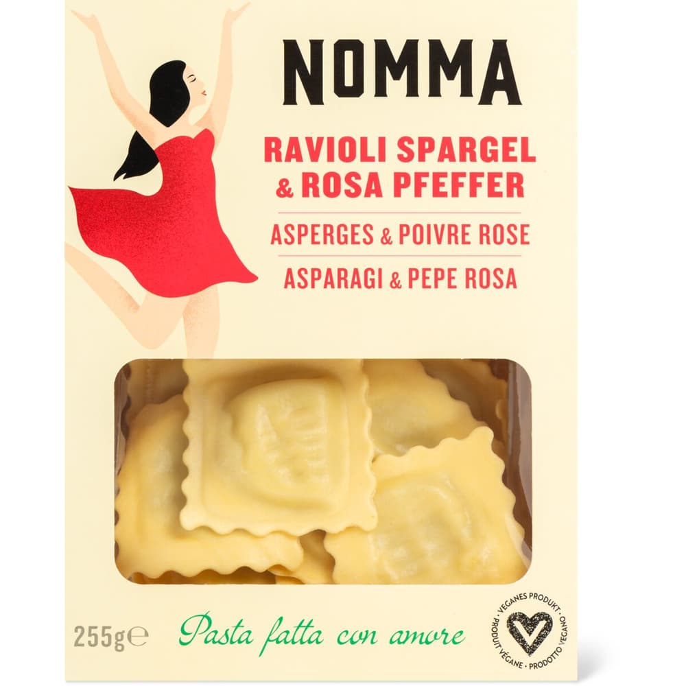 Nomma ravioli asperge & poivre • Migros