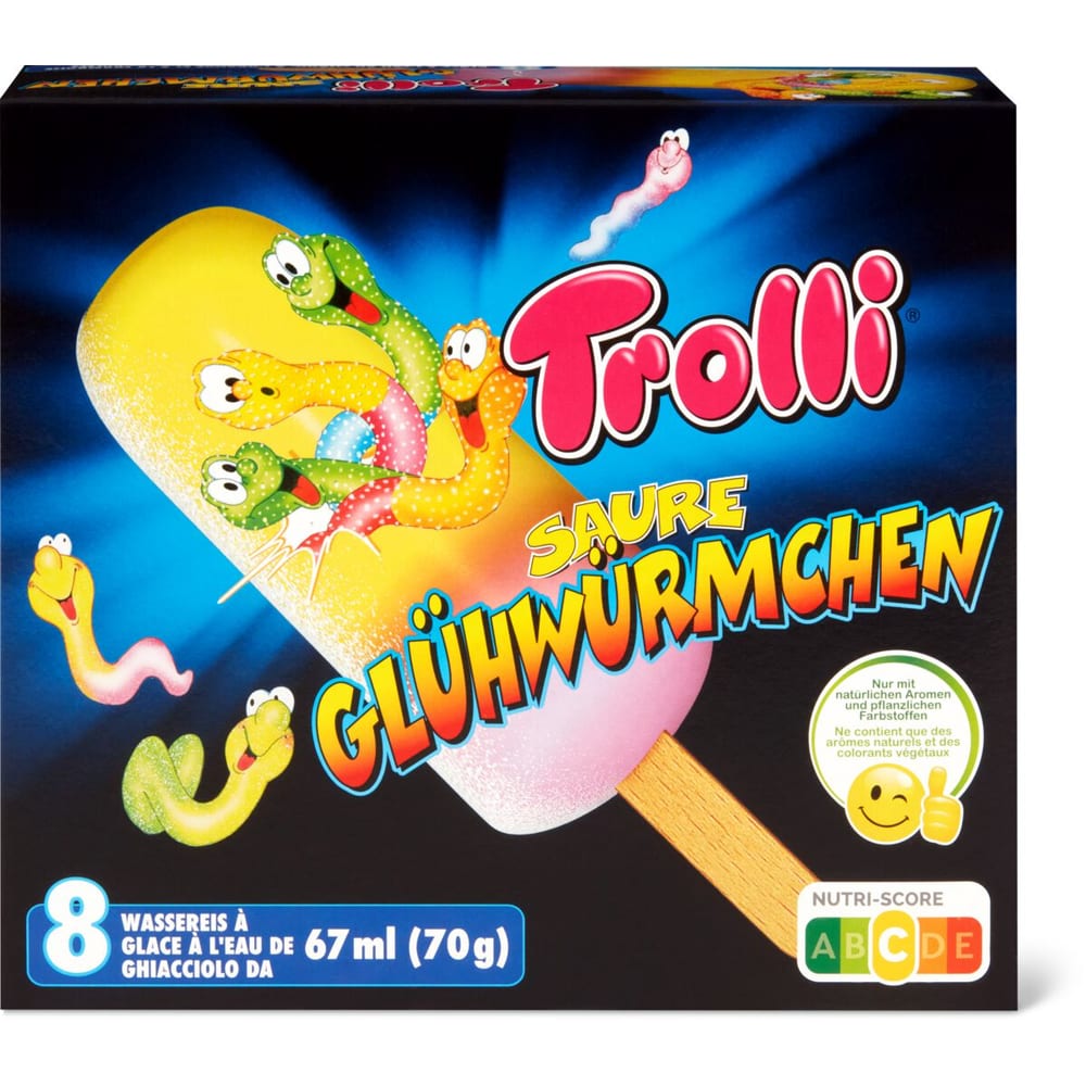 Buy Trolli · Water ice · with sour fireflies • Migros