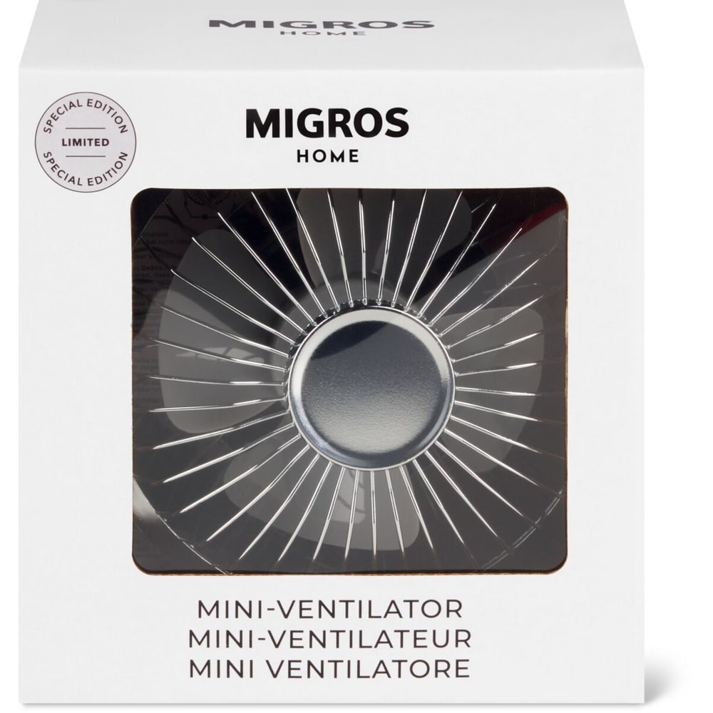 MIGROS HOME · Tischventilator • Migros