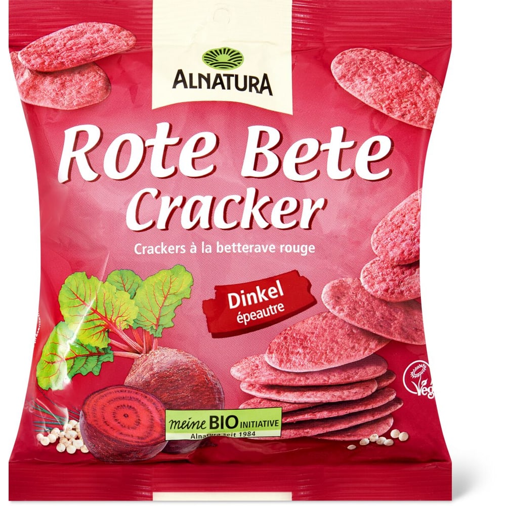 Alnatura · Crackers à la betterave rouge • Migros