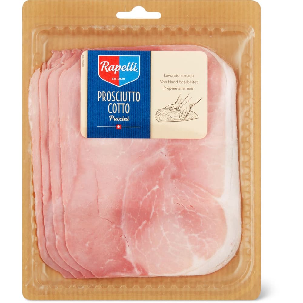 Rapelli aha! · Prosciutto cotto Rapelli · sottilissimo • Migros
