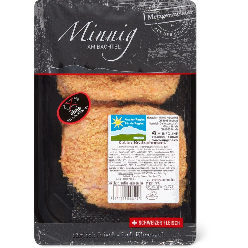 Kalbsbrät Schnitzel • Migros