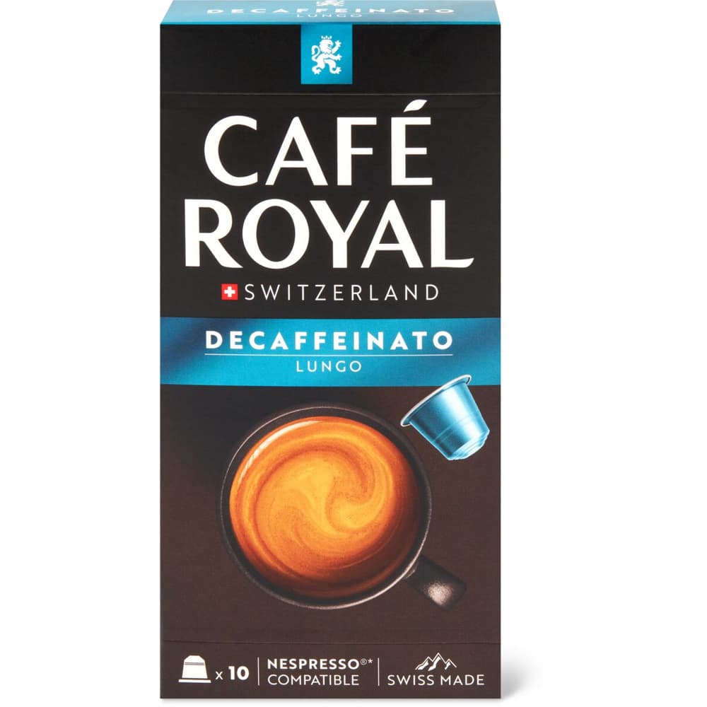 Café Royal · Aluminum coffee capsules · Lungo Décaféiné intensity 4/10 ...