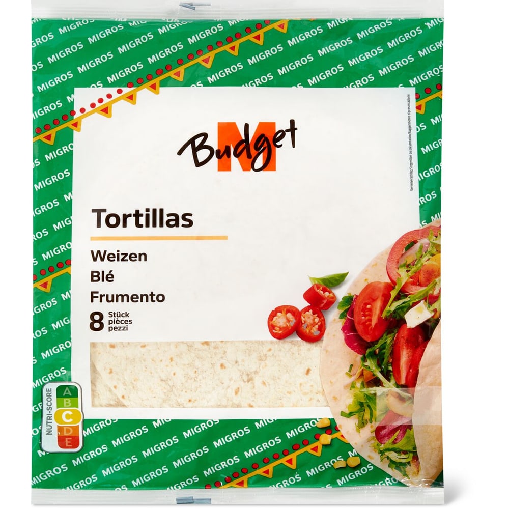 M-Budget · Tortillas Weizen • Migros