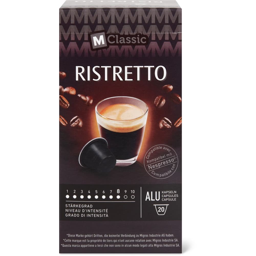 M-Classic · Capsules de café en aluminium · Ristretto, compatible ...