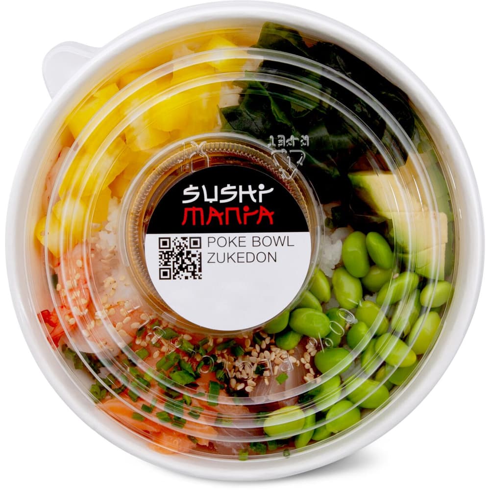 Sushi Mania · Poke Bowl Zukedon • Migros