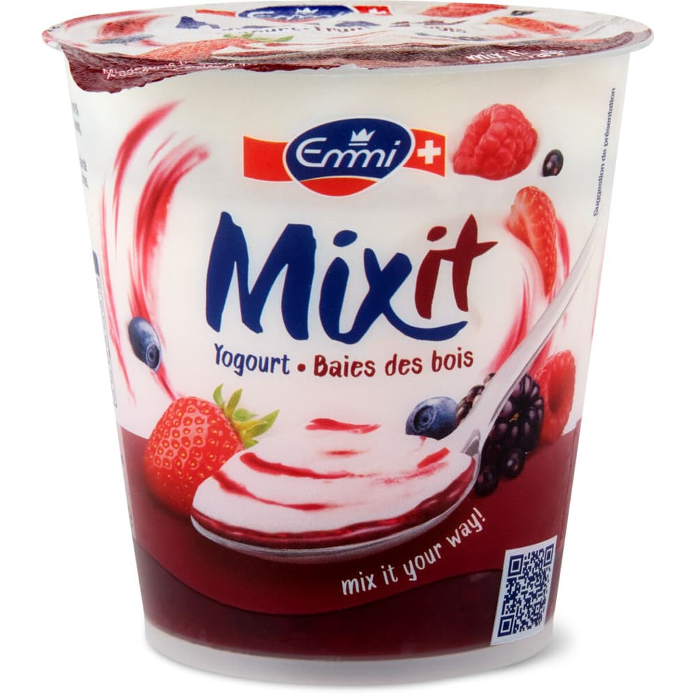 Emmi Mix it · Yogurt · Bacche di bosco • Migros