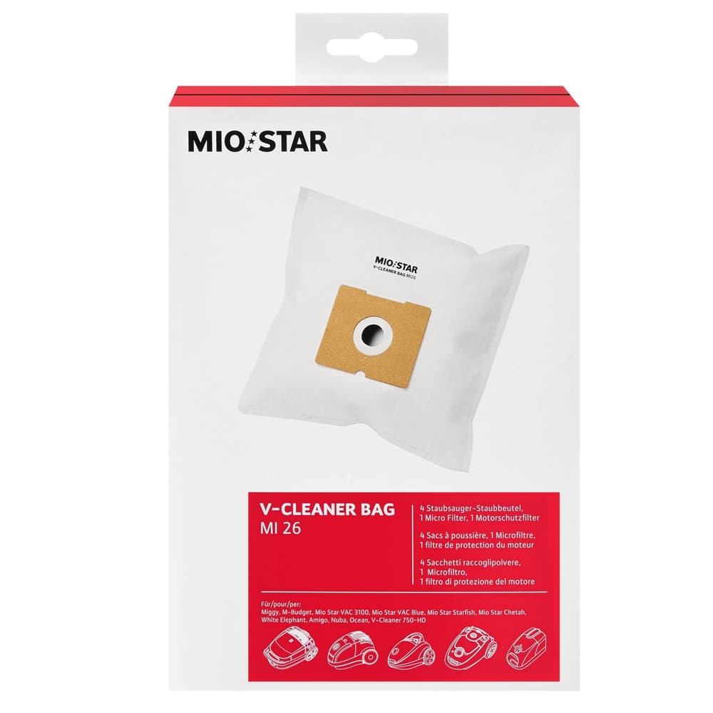 Mio Star MI 26 · Staubsauger-Staubbeutel • Migros