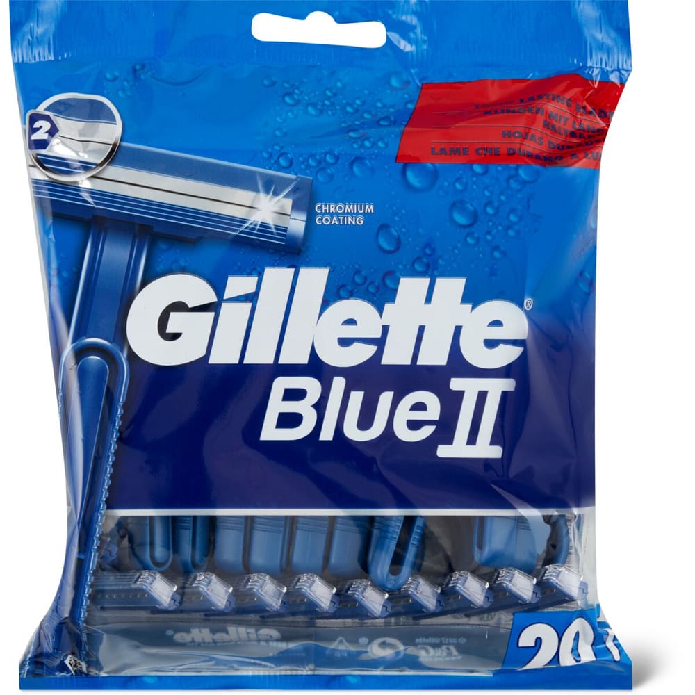 Gillette Blue 2 · Rasoirs jetables · 2 lames • Migros