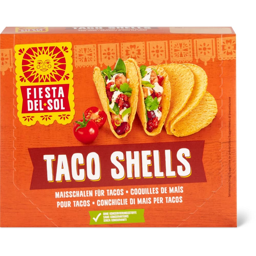 Fiesta del Sol · Taco bowls from corn flour • Migros