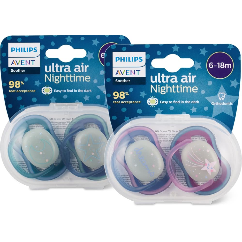 Philips Avent Ultra Air Night · Pacifier · From 6 months • Migros