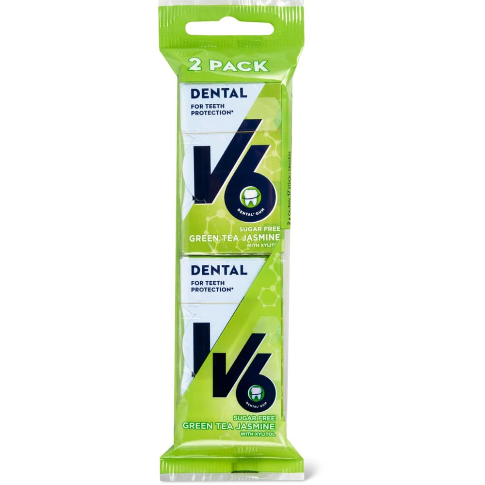 V6 Dental gum Jasmine green tea • Migros