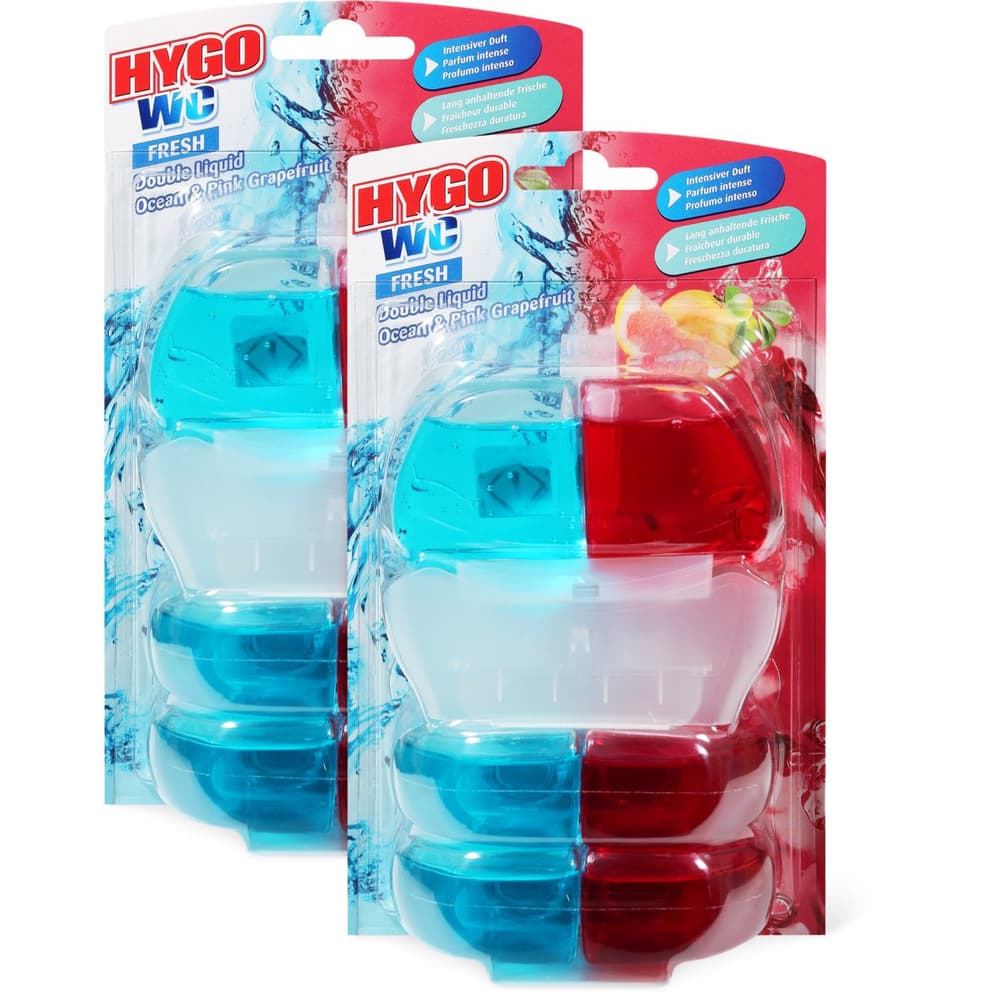 Hygo · WC-Block · 2 x 100g, Ocean & Pink Grapefruit • Migros