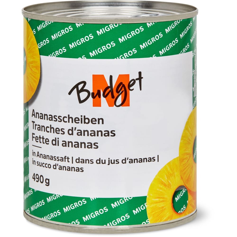 M-Budget · Pineapple slices • Migros