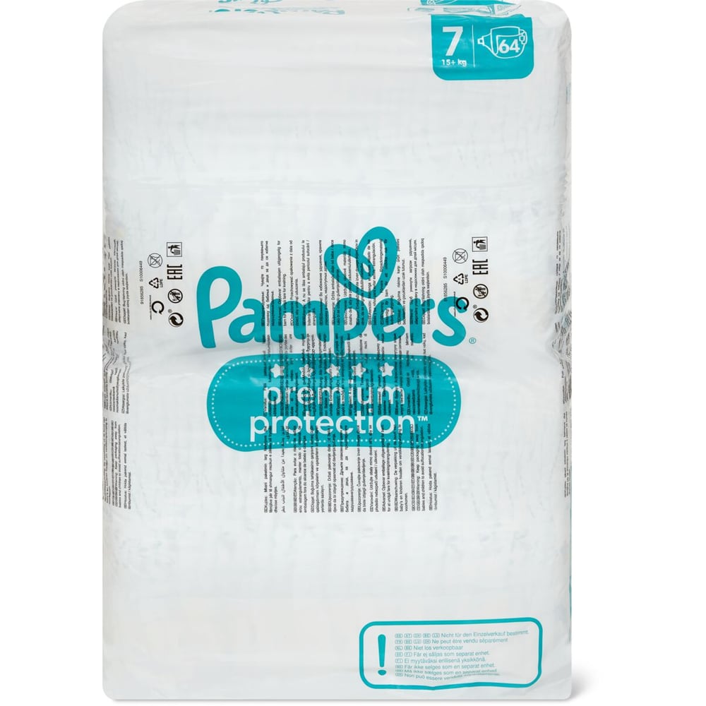 Pampers Premium Protection · Windeln · Grösse 7, +15kg • Migros