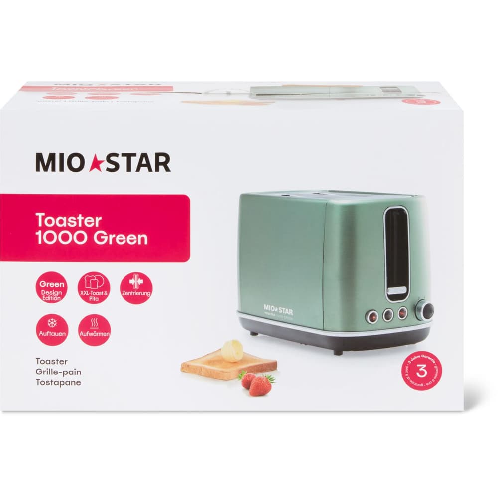 Mio Star T1000 Green · Toaster • Migros Online