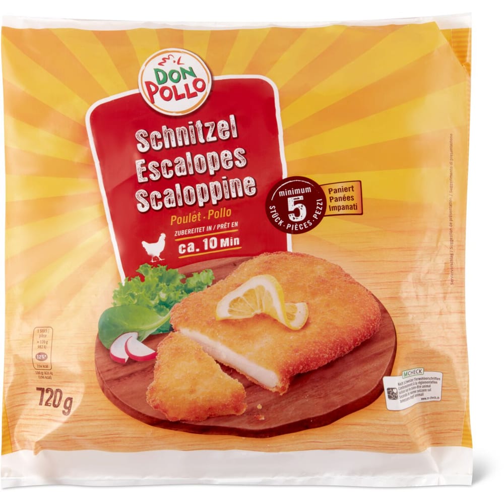 Don Pollo · Chicken escalope • Migros