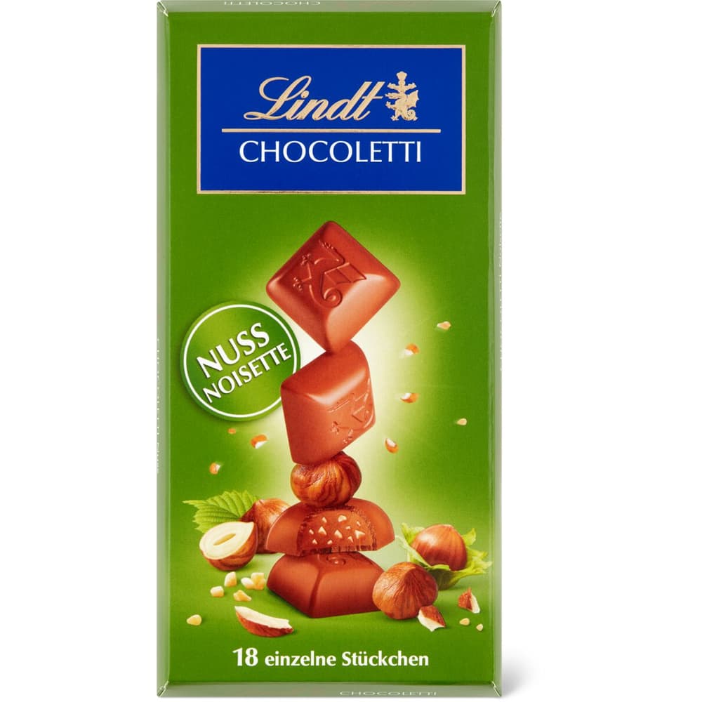 Lindt Chocoletti · Chocolate bar · milk hazelnut • Migros