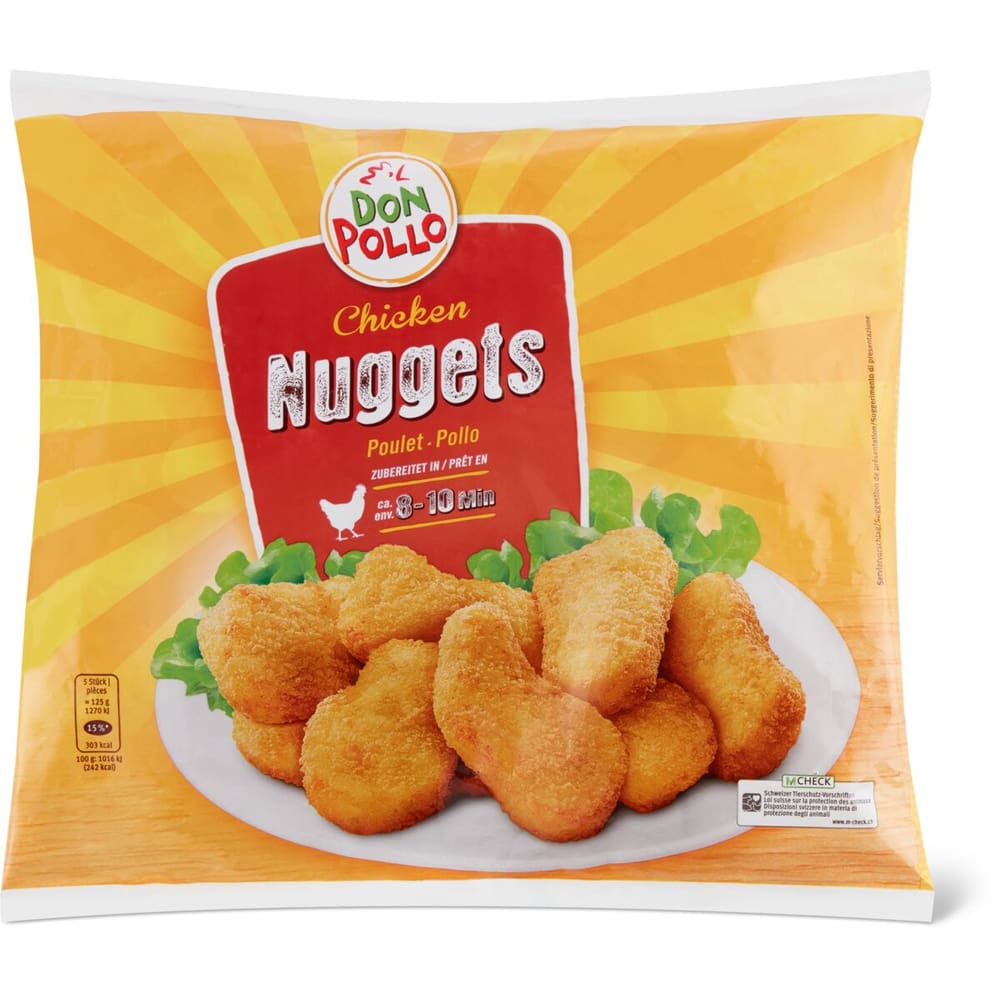 Don Pollo · Chicken Nuggets paniert · ca 40 Stück • Migros Online