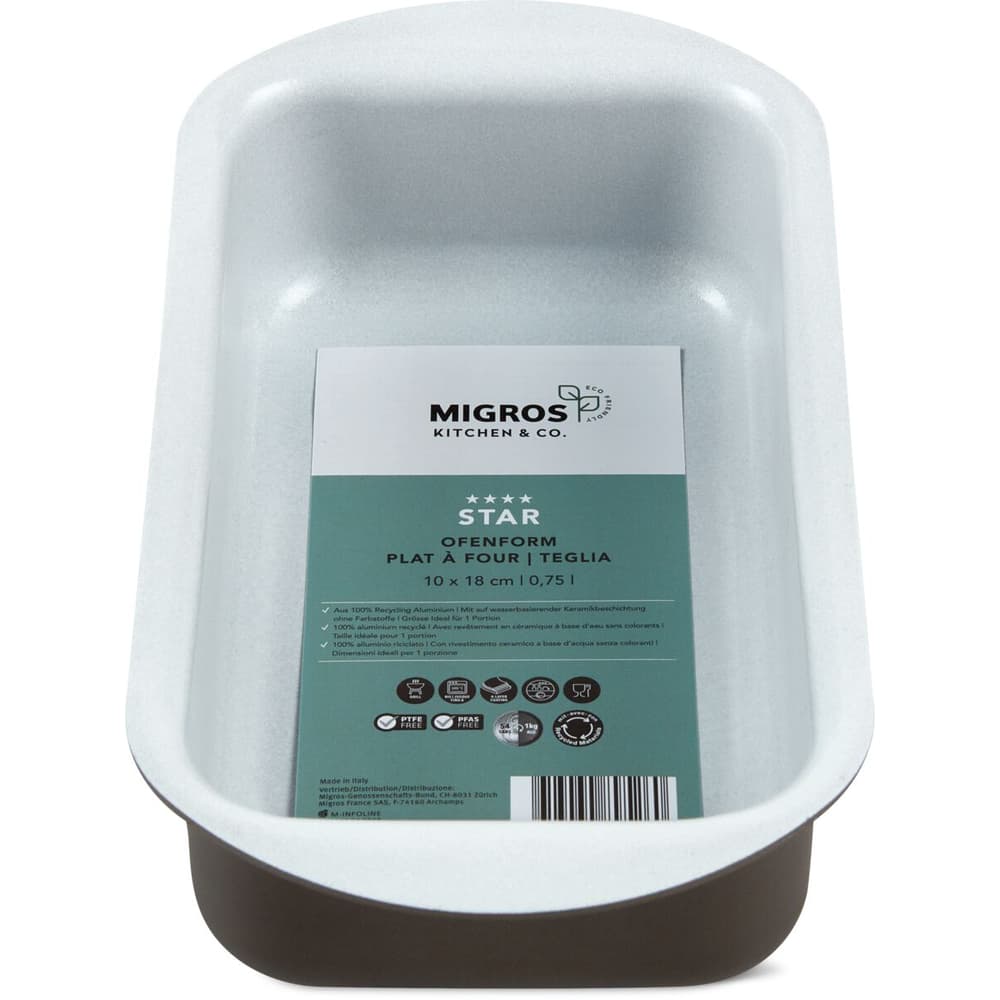 Star Plat à four, 10 x 18 cm • Migros