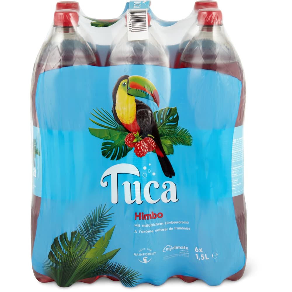 Tuca · Sparkling table water · Raspberry • Migros