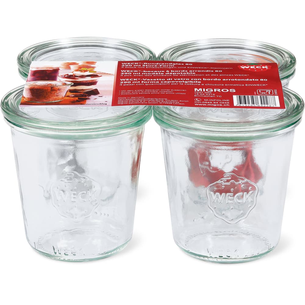 WECK-Gläser 4x290ml • Migros