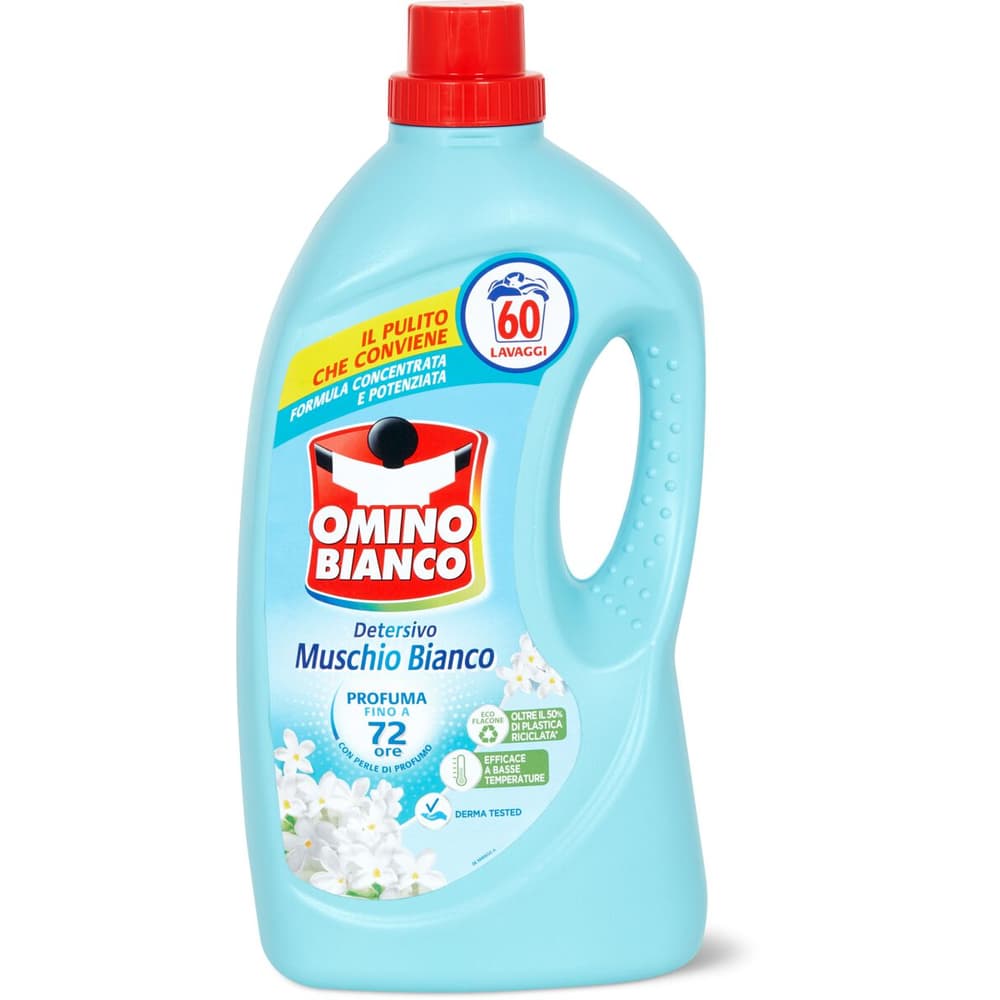 Omino Bianco · Omino Bianco Detersivo Muschio • Migros