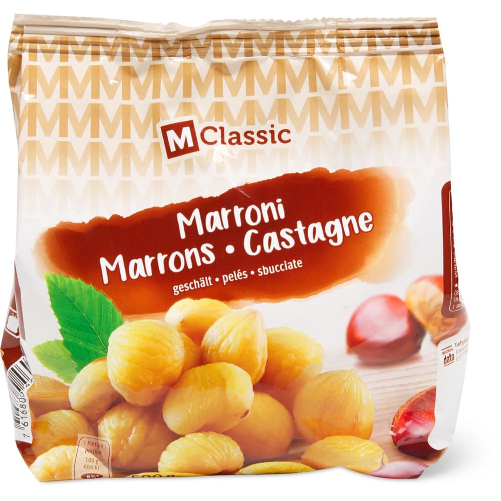 M-Classic · Chestnuts peeled • Migros