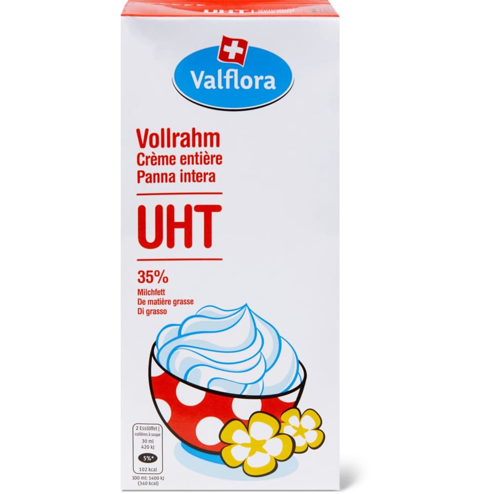 Valflora · Valflora crème entière UHT • Migros