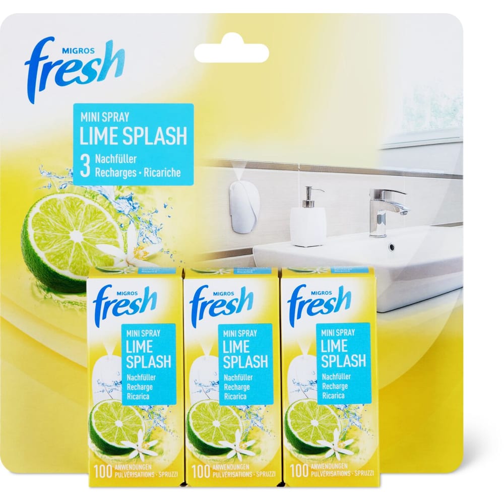 Migros Fresh · Mini-Spray Nachfüllen · Lime Splash • Migros Online