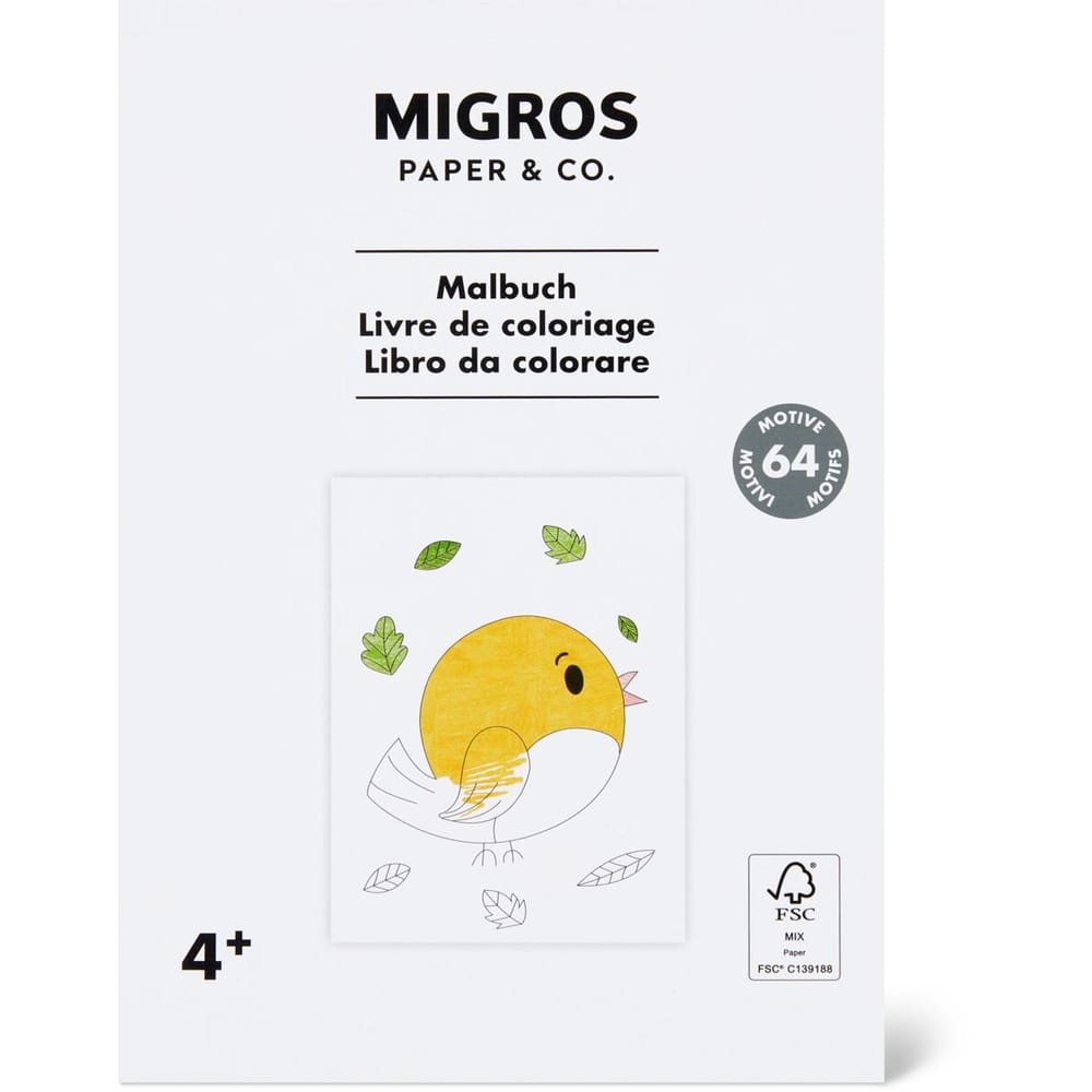 MIGROS PAPER & CO. · Colouring pad A4 • Migros