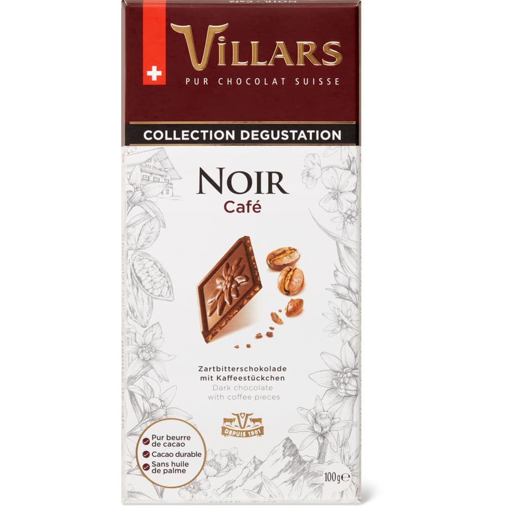 Villars · Chocolate bars · coffee • Migros