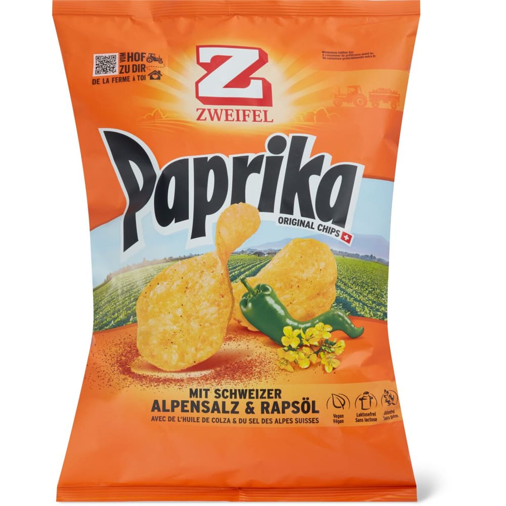 Zweifel Original · Chips · Peppers - Family Pack • Migros