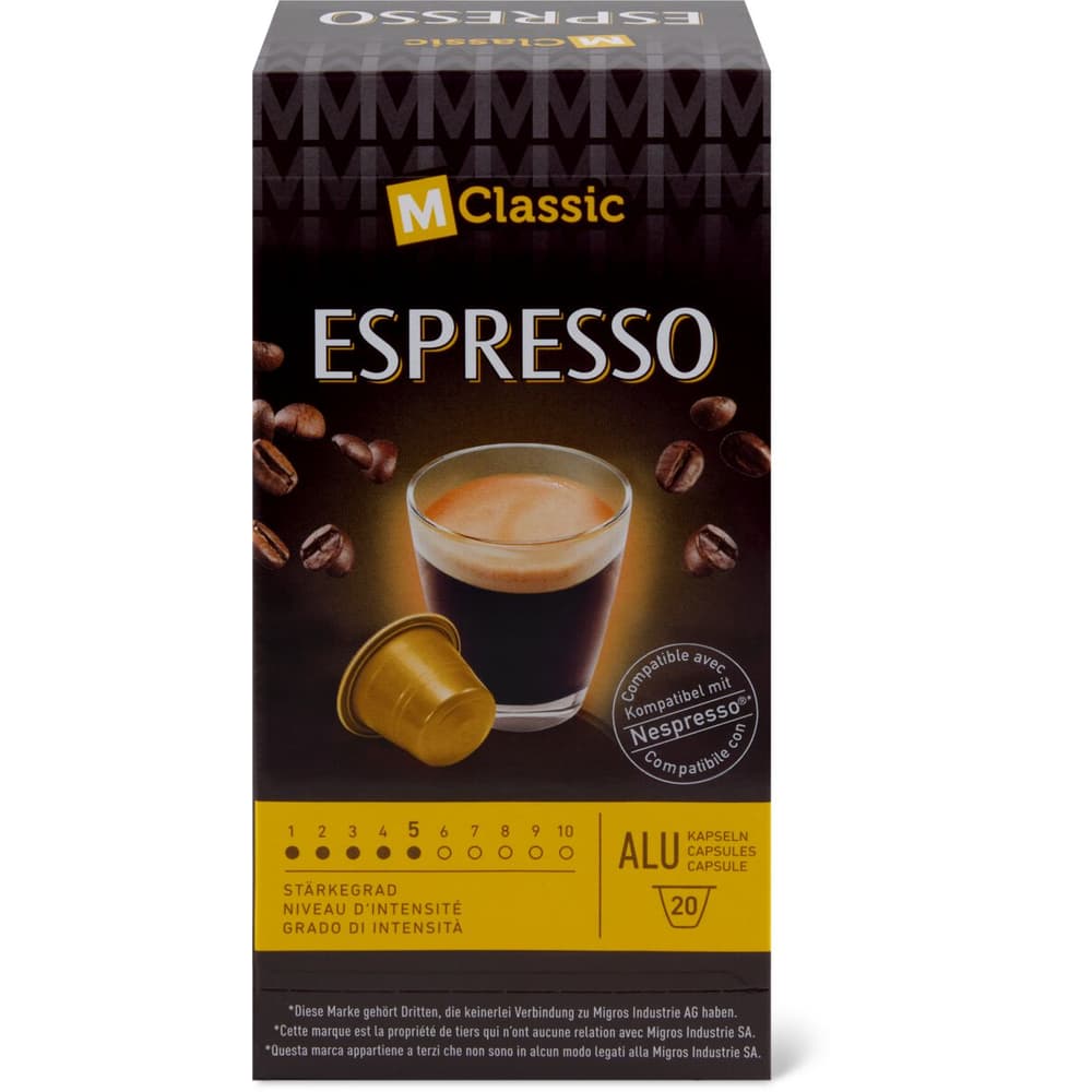 M-Classic · Capsules de café en aluminium · Espresso, compatible ...